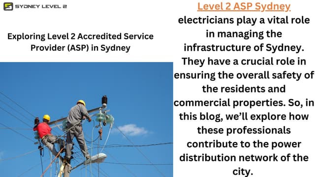 Level 2 Asp Sydney Ppt