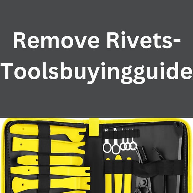 The Rivet Removal: A Comprehensive Guide | PDF