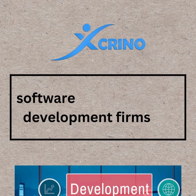 software development firms -xcrino.com