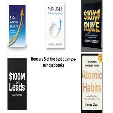 5 Business Mindset Books to Master Success, Discipline, and Wealth | PDF
