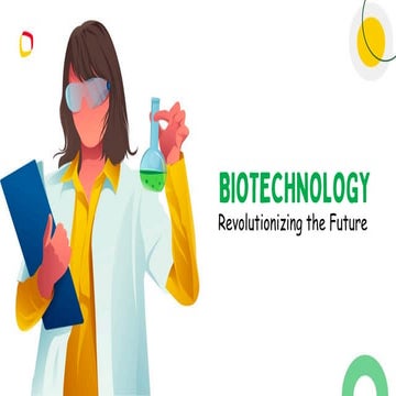 Biotechnology: Revolutionizing the Future | PDF