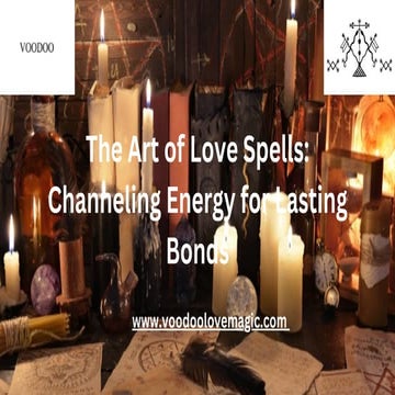 The Art of Love Spells: Channeling Energy for Lasting Bonds | PPT