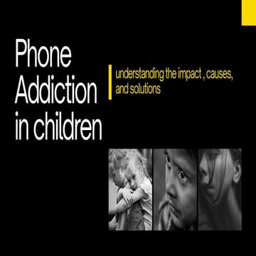 phone addiction in children and the consequences | PDF