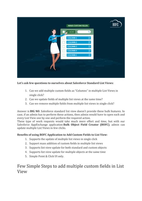 How To Add Mass Custom Fields As “Columns” In Multiple List Views | PDF How To Add Mass Custom Fields As “Columns” In Multiple List Views | PDF