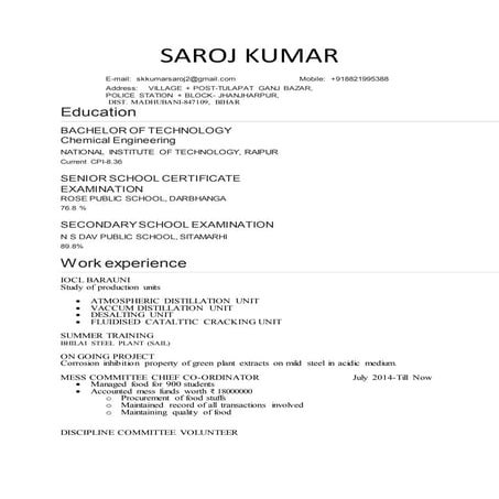 SAROJ KUMAR | PDF