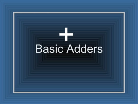 BCD ADDER | PPT | Programming Languages | Computing