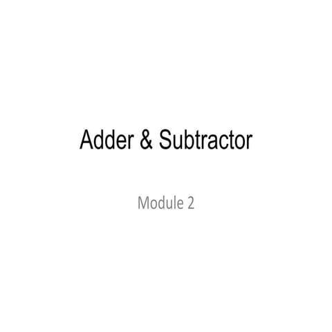 Adder & Subtractor.pptx