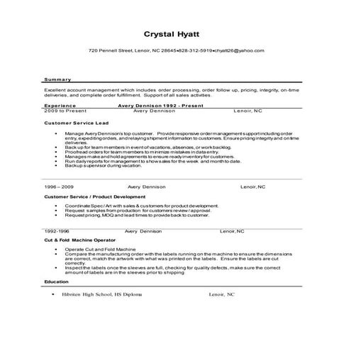 Crystal Resume 6-16-15 (1) | DOCX