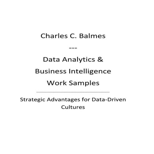 Work Samples of Charles Balmes (LinkedIN) | PDF