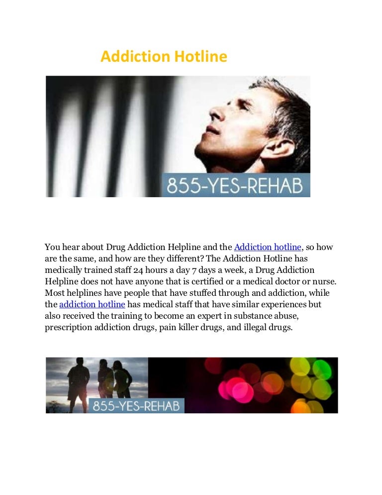 Addiction hotline