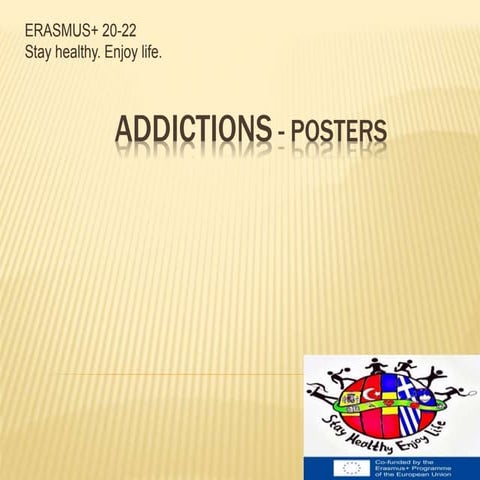 Addictions posters | PPTX