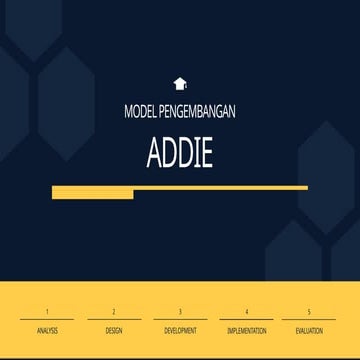 ADDIE - Research and Development Theory in Education | PPTX