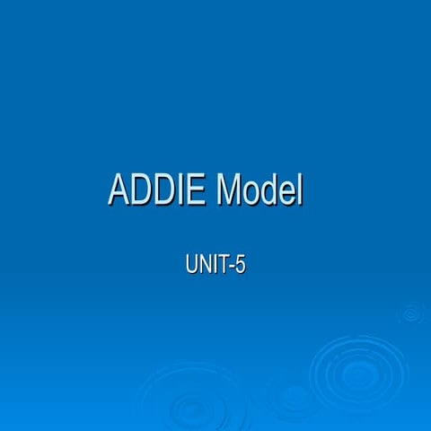 Analysis, design, development, Implement, Evaluation | PPT