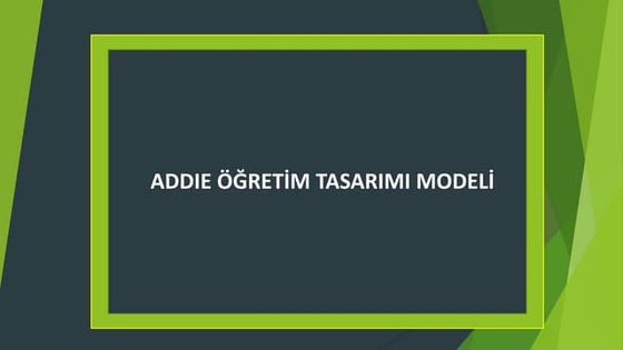 Addie modeli | PPT