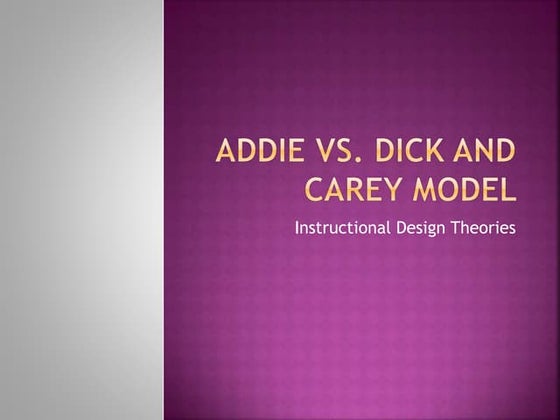 Comparison and similarities of gagne’s instructional model | PPT