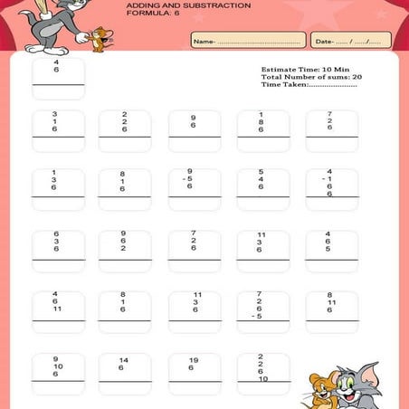 Adding and-substraction-6 | PDF