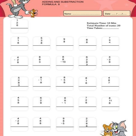 Adding and-substraction-formula-8 | PDF