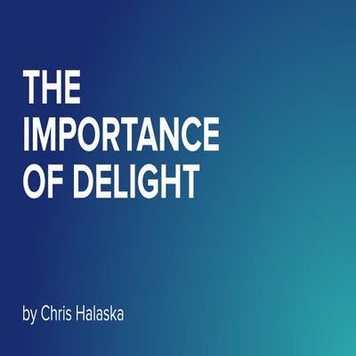 The importance of delight | PDF