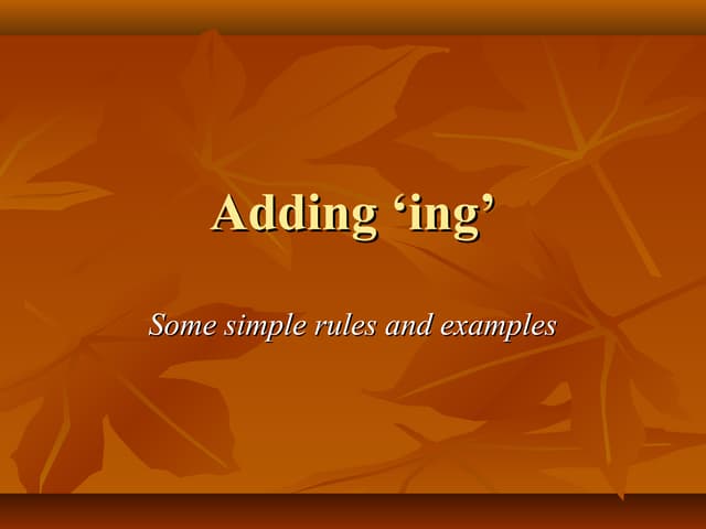 Adding -ed Regular Verbs Rules.pptx