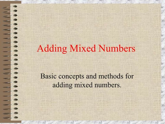 Adding and Subtraction Fraction mixed Number without or with regrouping.pptx