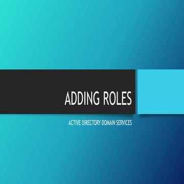 ADDING ROLES ADDS.pptx