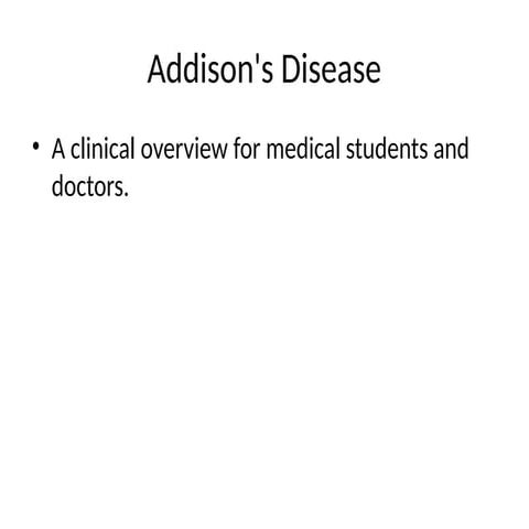 Addisons_Disease_Presentation.pptx...... | PPTX