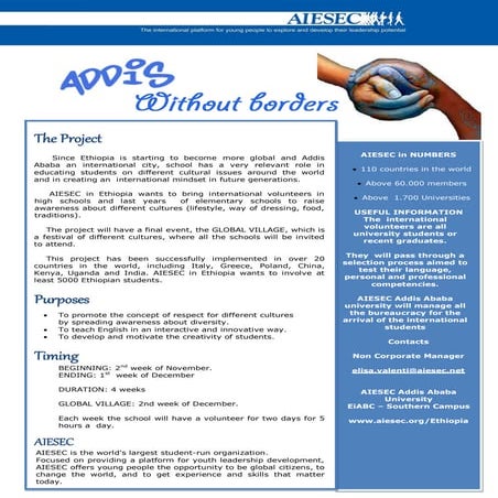 Addis without borders | PDF