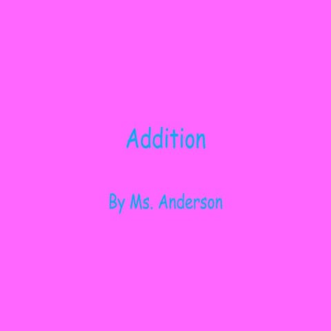Addition | PPT