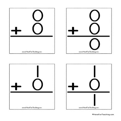 Addition flash-cards | PDF