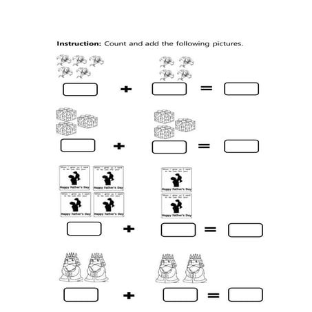 Addition 1 10 with objects | DOCX