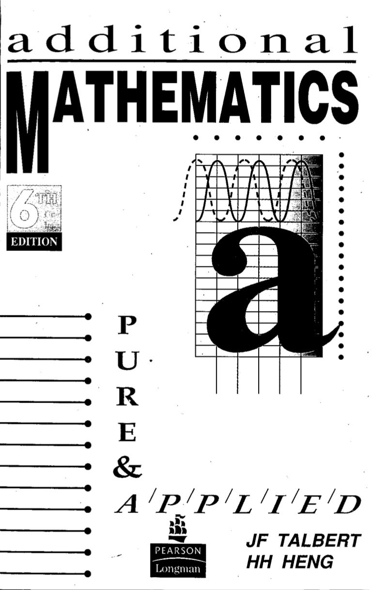 Additional Mathematics additional-mathematics