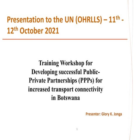 Study of Different Public-Private Partnership (PPP) Model for the Road ...