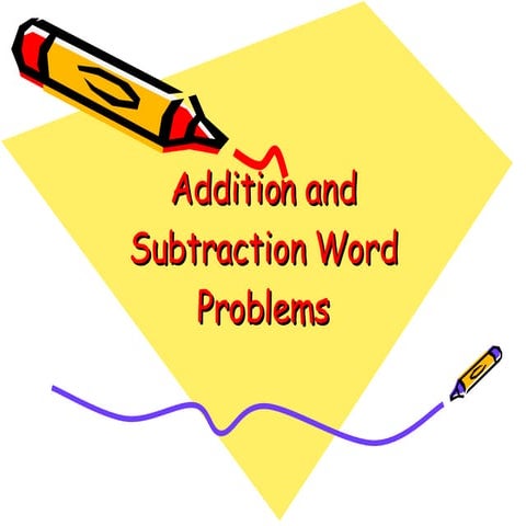 Additionandsubtractioninteractivewordproblems 1 | PPT