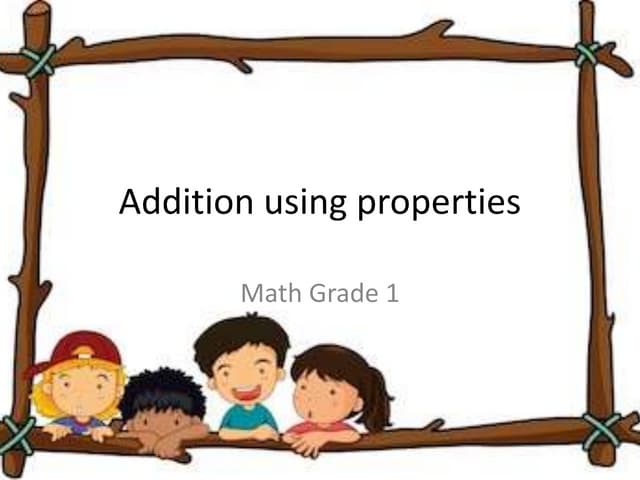 Adding numbers mentally grade 1 | PPTX