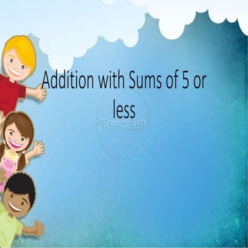 Addition with sums of 5 or less | PPT