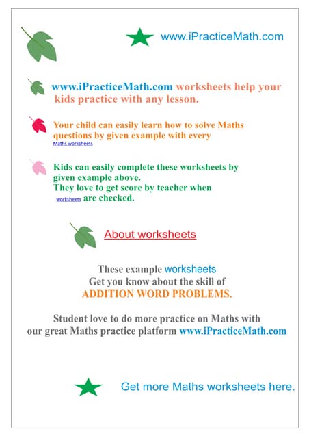 Addition Using Sets | PPTX