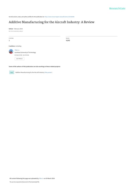 NASA SUstainable Manufacturing of AirCraft (SUMAC) Exploring a paradigm ...