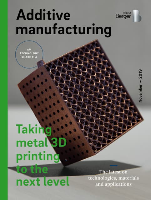 Metal Additive Manufacturing | PDF | Manufacturing Industry | Industries
