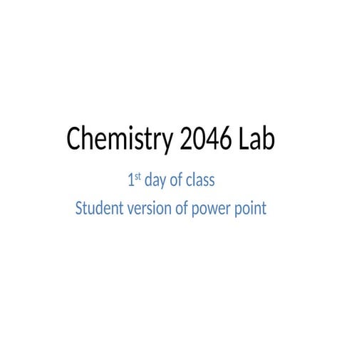 Chemistry - Moles of Chalk Lab | DOC