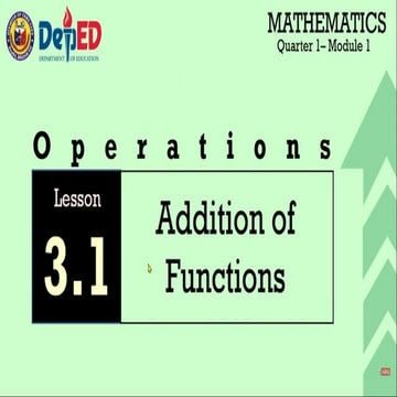 additon of function general mathematics/ | PPTX