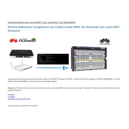 Add ont huawei_5680t | DOCX