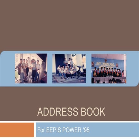 Address Book | PPT