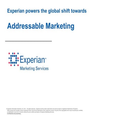 Addressable Marketing | PPT