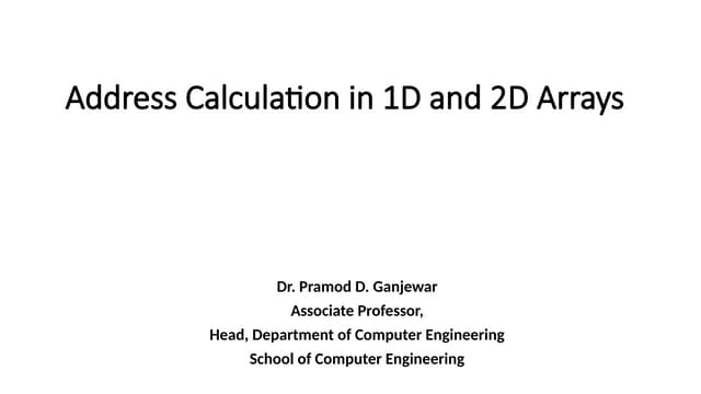 Address_Calculation_Arrays .pptx Address_Calculation_Arrays .pptx