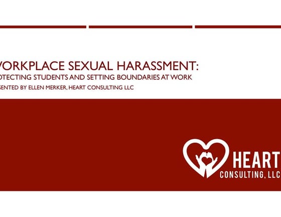 Sexual Harassment at workplace | PPT