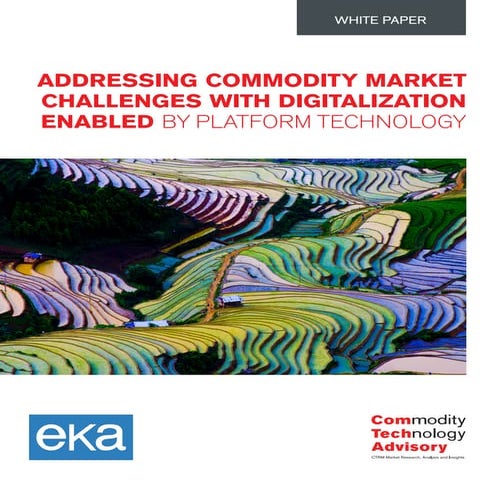 Addressing Commodity Market Challenges With Digitalization Enabled By ...