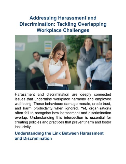 Workplace Harassment | PPT