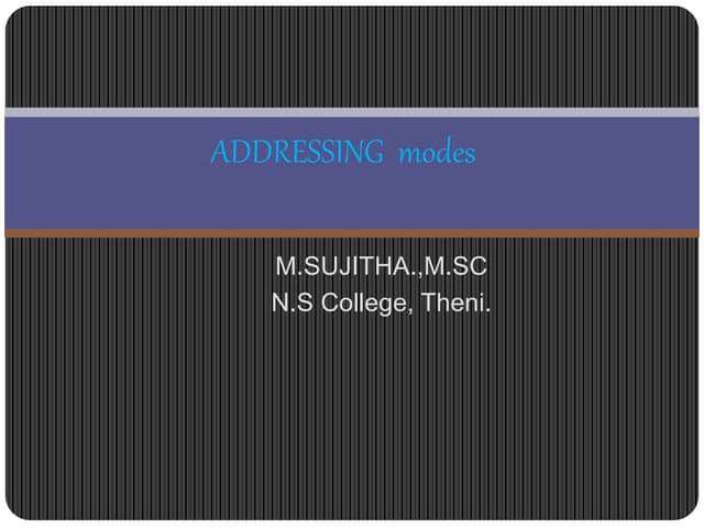 Displacement addressing | PDF