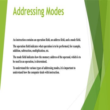 ADDRESSING MODES | PPTX