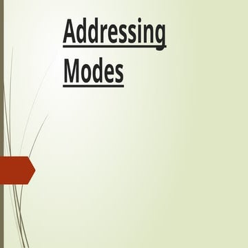 Introduction to Addressing modes in computer memory.pptx